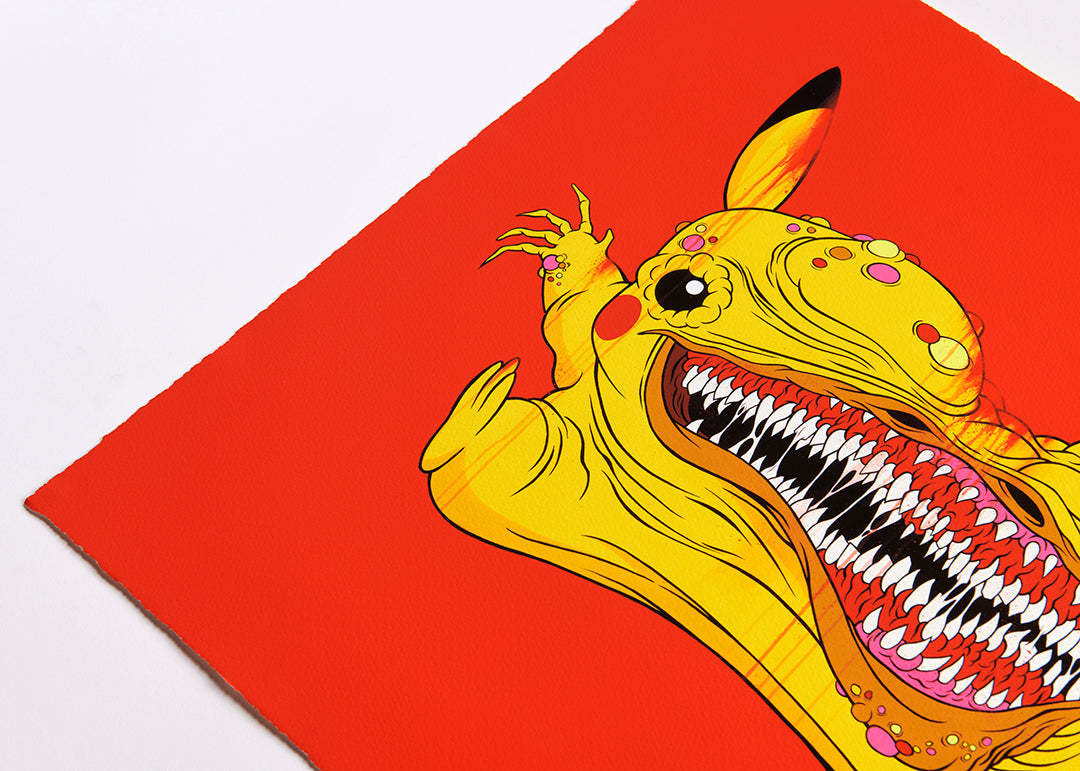 Alex Pardee - "No-Longer Pikachu" Print – harmanprojects